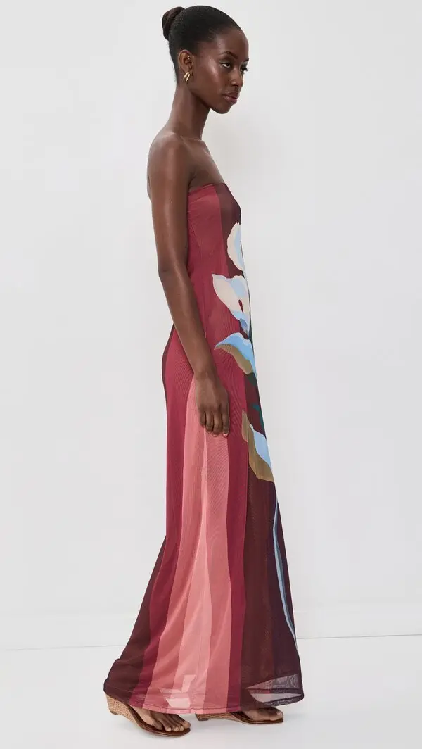 DRESS TO Brisa Strapless Maxi Dress
