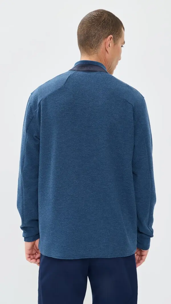 Greyson Troy Textured Fleece Quarter Zip Shirt