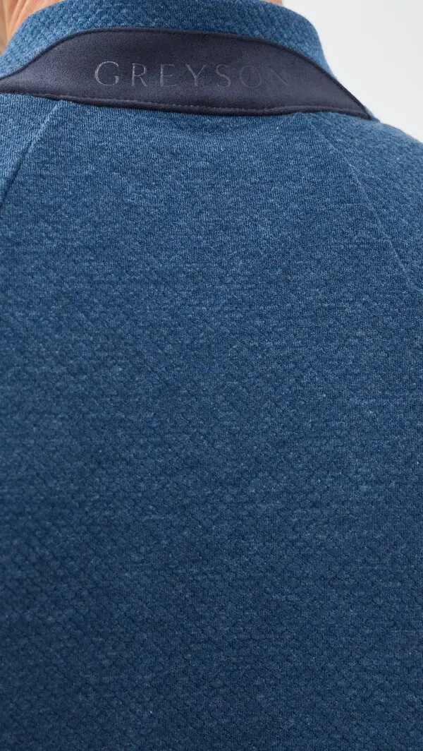Greyson Troy Textured Fleece Quarter Zip Shirt