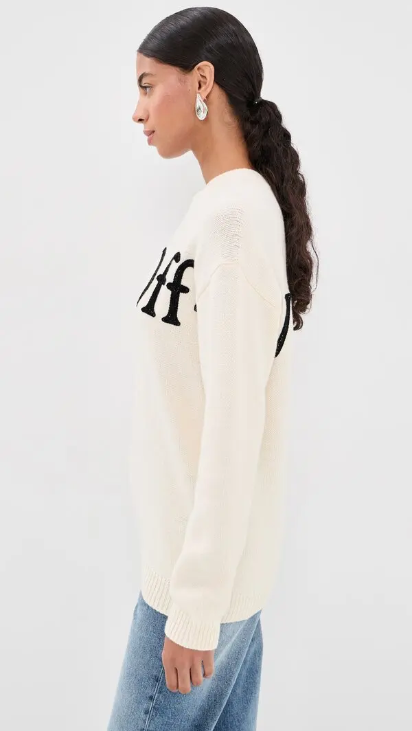 Off-White Bookish Shared Knit Crew Pullover