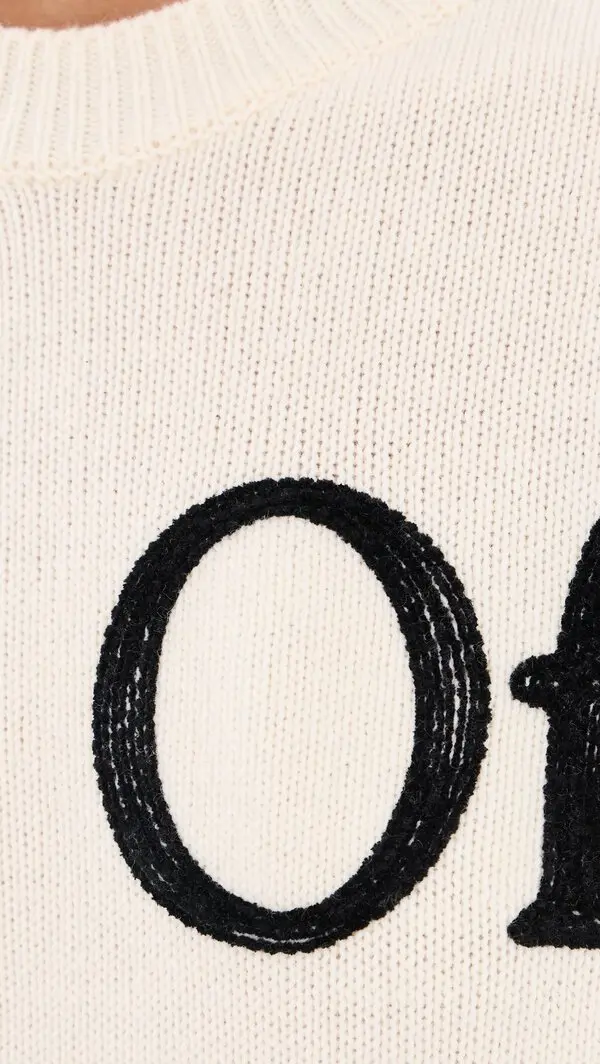 Off-White Bookish Shared Knit Crew Pullover