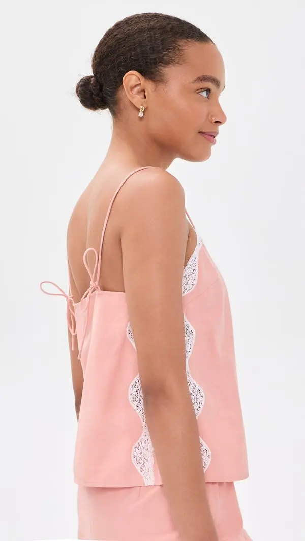 Posse Tabitha Cami With Lace Trim