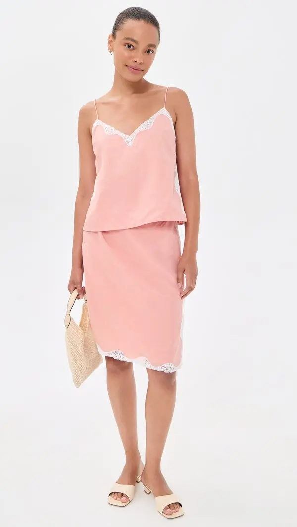 Posse Tabitha Cami With Lace Trim
