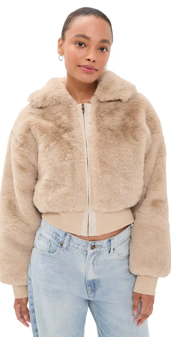 Lioness Drita Faux Fur Jacket