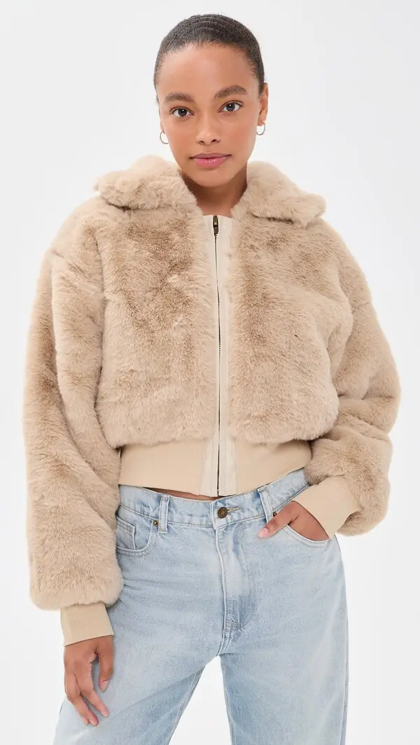Lioness Drita Faux Fur Jacket