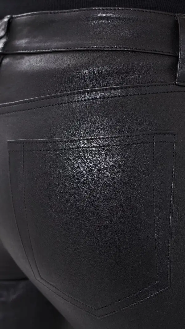 FRAME Leather Cigarette Pants