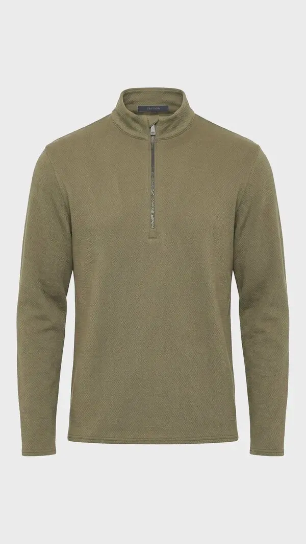 Greyson Troy Textured Fleece Quarter Zip
