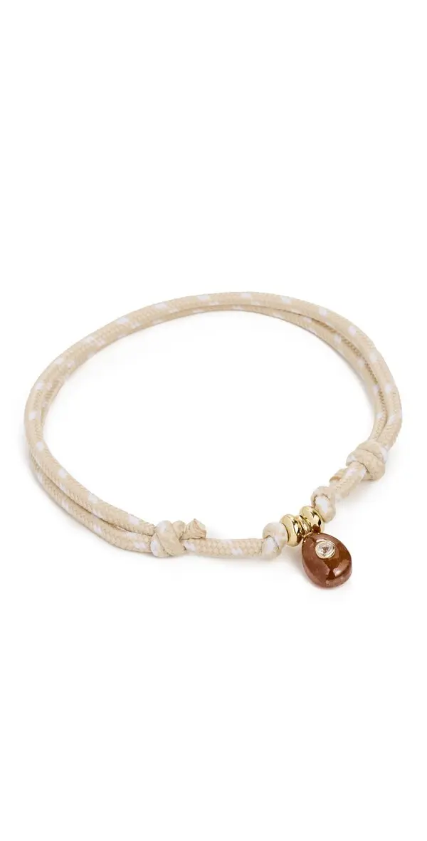 LACEY RYAN Cannes Anklet With White Topaz