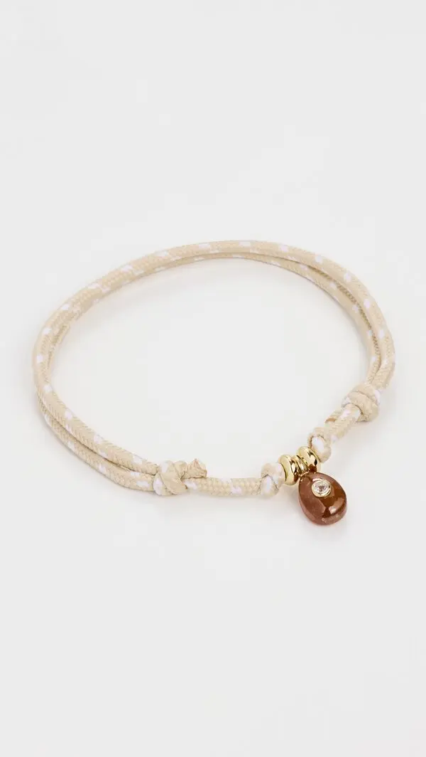 LACEY RYAN Cannes Anklet With White Topaz