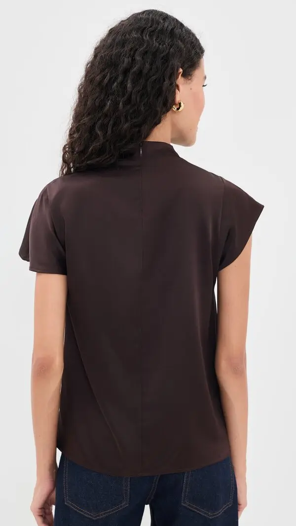 Staud Davina Silk Top