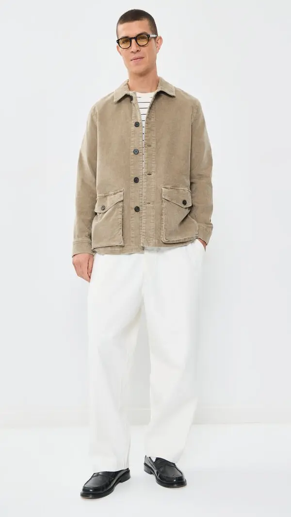 Officine Générale Suny Washed Cotton Corduroy Jacket