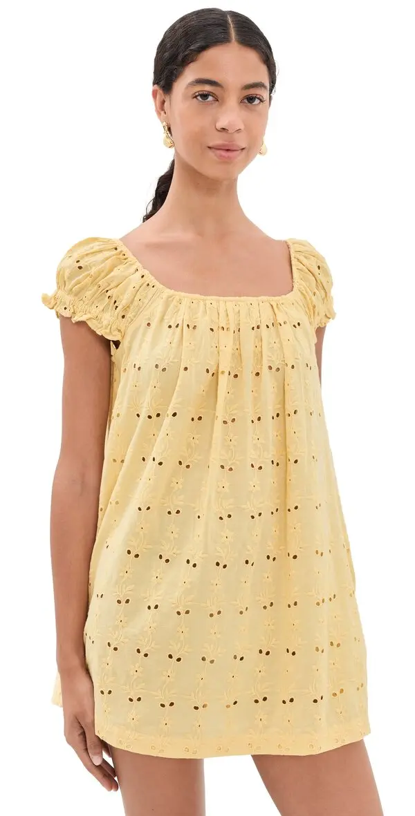 LA MAREGOLD Ophelia Mini Dress - Dandelion Yellow