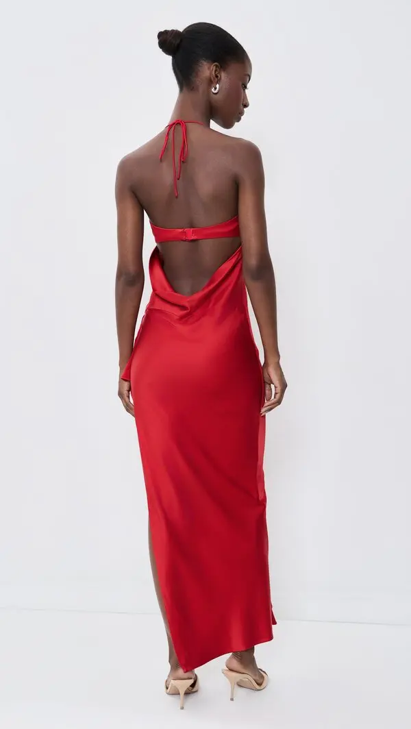 Alice + Olivia Palma Ruffle Slip Dress