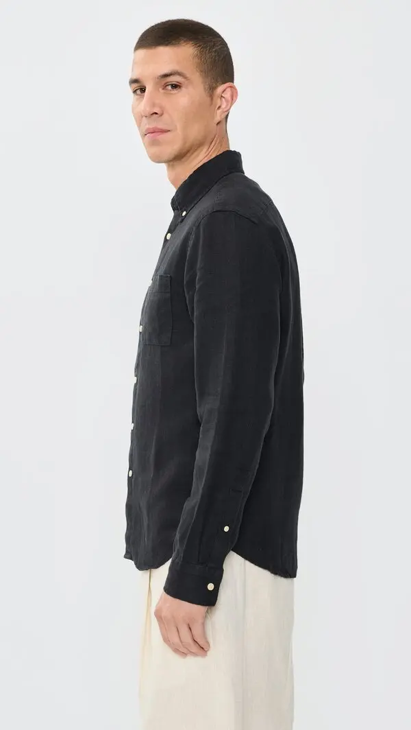 ALEX CRANE Linen Playa Button Down Shirt