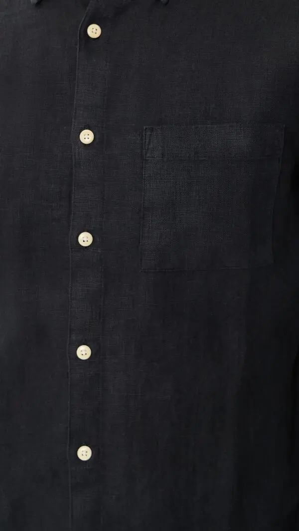 ALEX CRANE Linen Playa Button Down Shirt