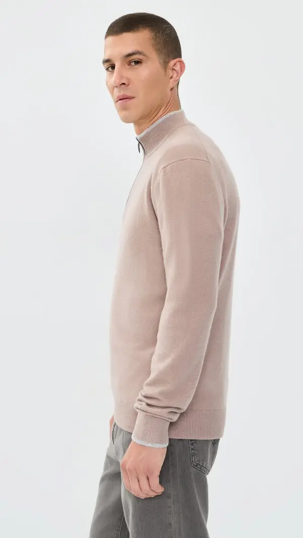 Greyson Sebonack Quarter Zip Sweater