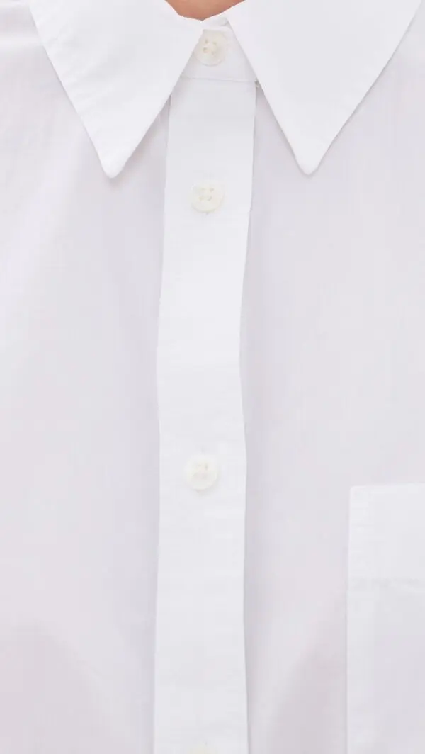 Faherty Brand Coastal Poplin Oversized Shirt