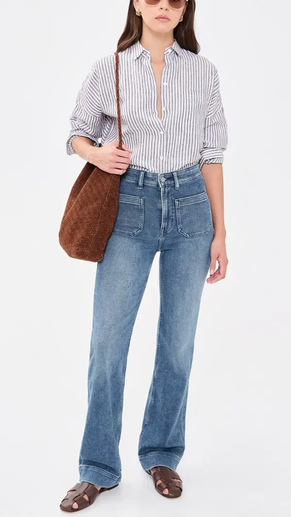 Faherty Brand Stretch Terry Patch Pocket Pants