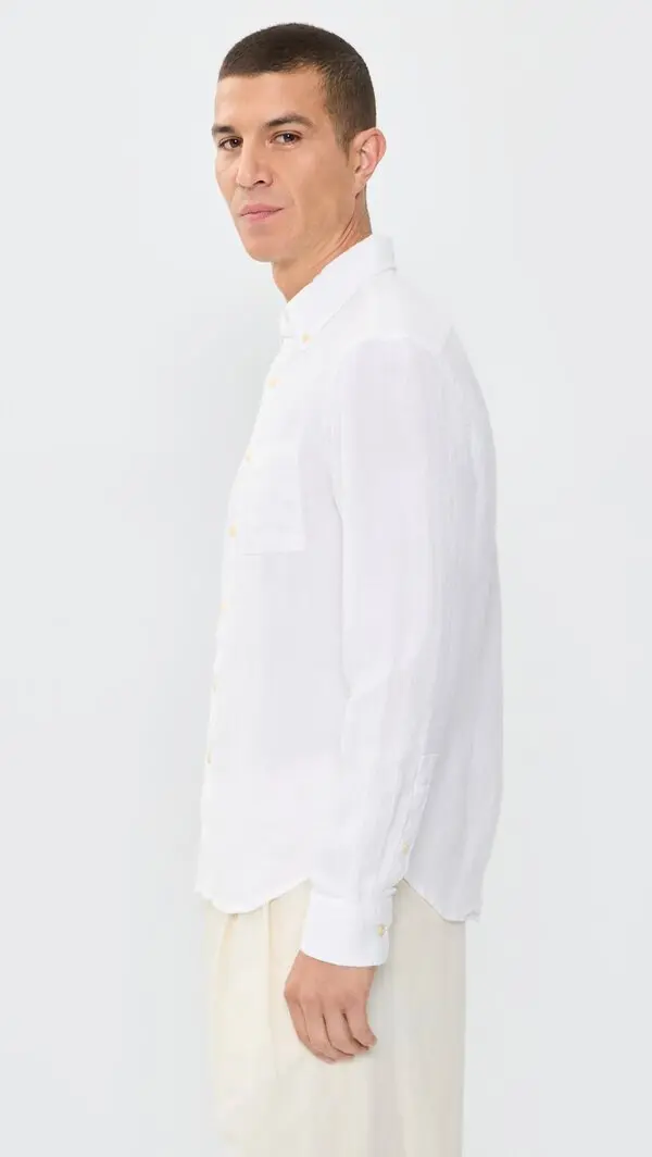 ALEX CRANE Linen Playa Button Down Shirt