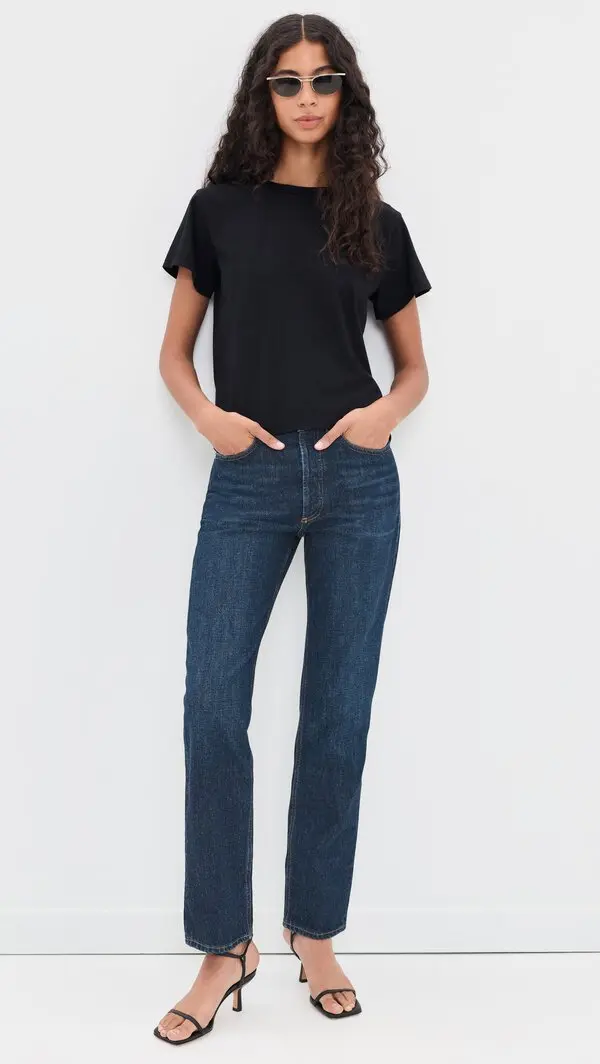 AGOLDE Lana High Rise Vintage Straight Jeans