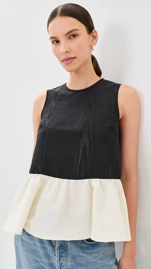 SIMONMILLER Iris Moire Top