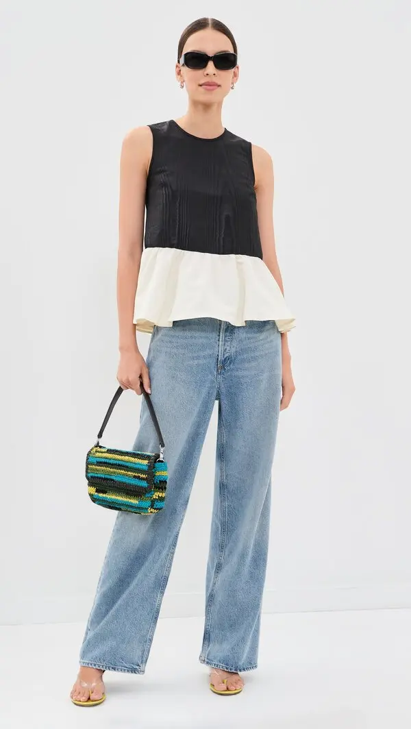 SIMONMILLER Iris Moire Top