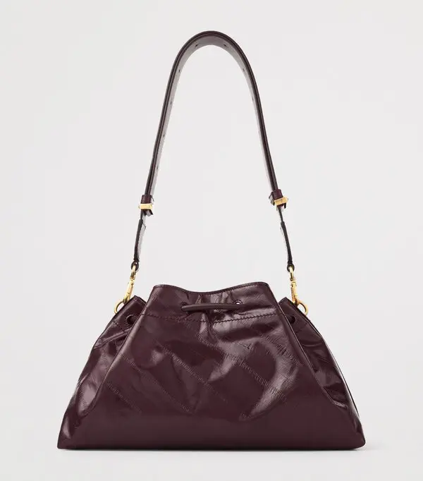 JIMMY CHOO Leather Bon Bon Shoulder Bag