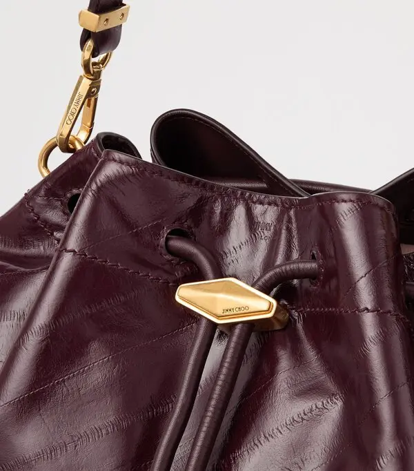 JIMMY CHOO Leather Bon Bon Shoulder Bag
