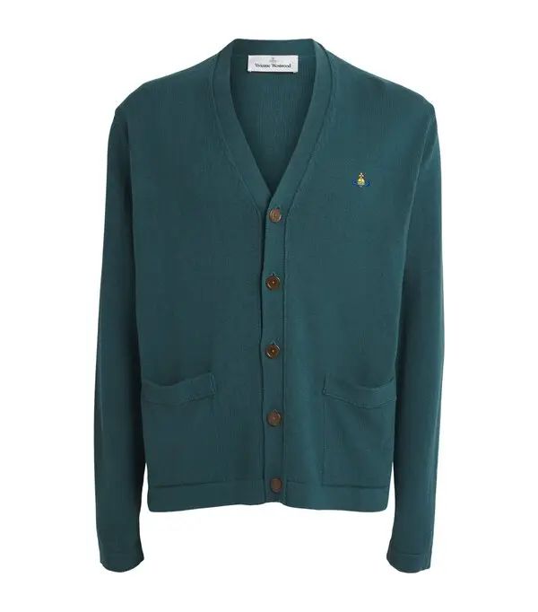 VIVIENNE WESTWOOD Wool-cashmere Alex Cardigan - Green
