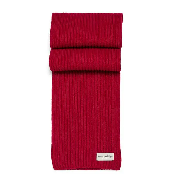 Johnstons Of Elgin Cashmere Lovat Scarf - Red