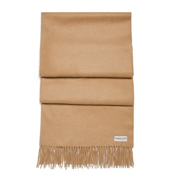 Johnstons Of Elgin Cashmere Wide Scarf - Brown