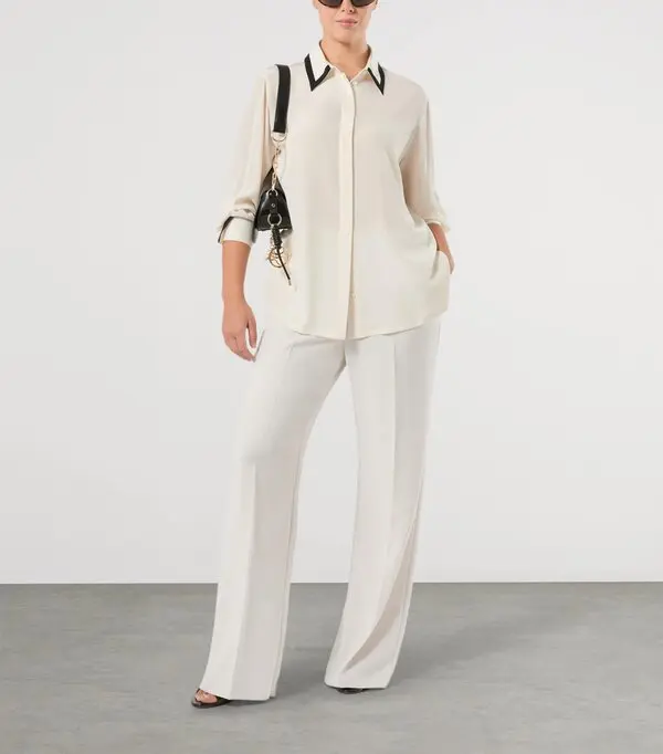 Marina Rinaldi Wide-leg Tailored Trousers