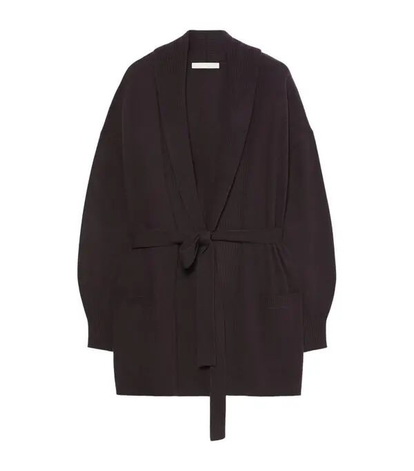 Marina Rinaldi Cashmere Tie-belt Cardigan