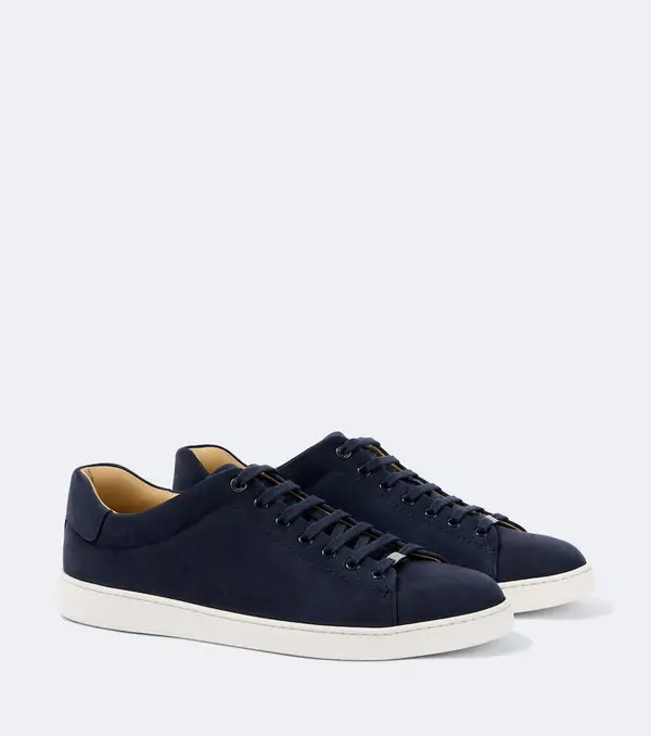 Brioni Suede Sneakers - Blue