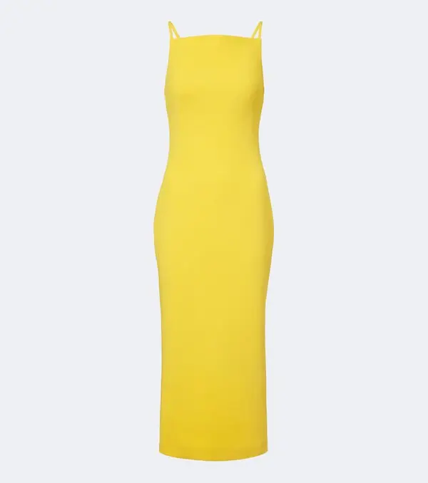 Givenchy Crêpe Cady Midi Dress - Yellow