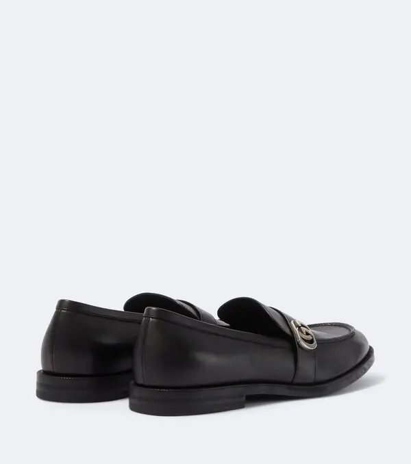 Gucci Double G Leather Loafers