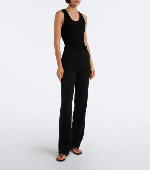 JEAN PAUL GAULTIER Jersey Wide-leg Pants