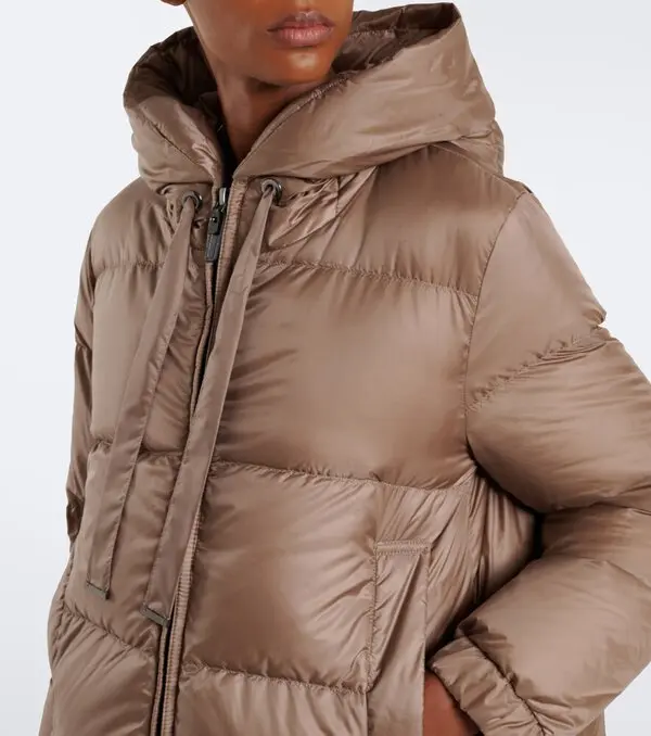 Max Mara The Cube Hooded Quilted Down Jacket