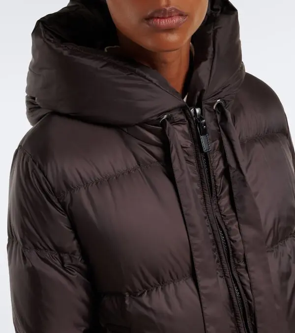 Max Mara Quilted Down Jacket - Brown