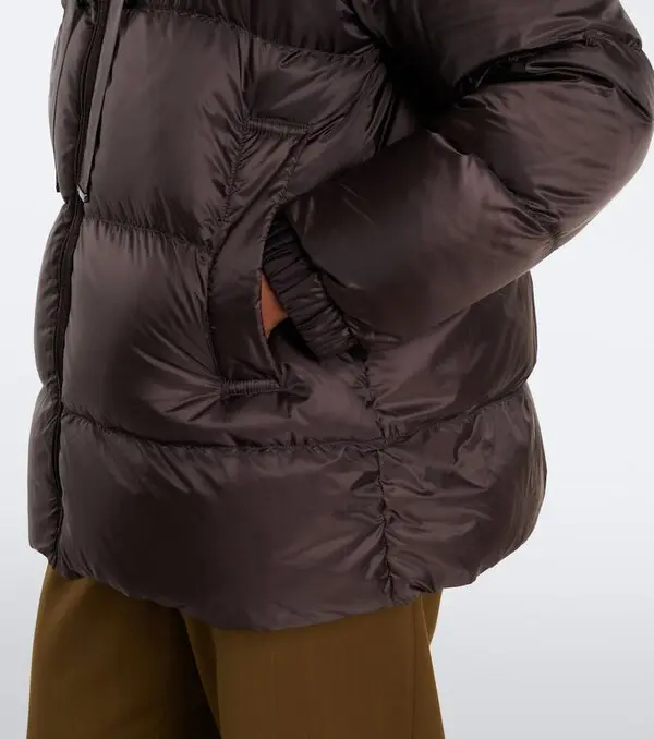 Max Mara Quilted Down Jacket - Brown