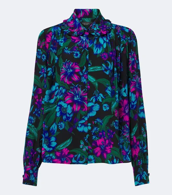Gucci Flora Silk Shirt - Multicoloured
