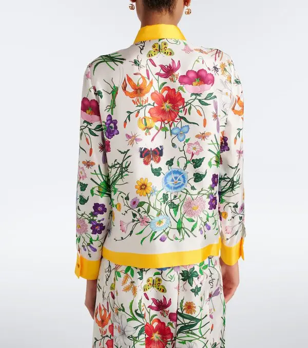 Gucci Flora Silk Shirt