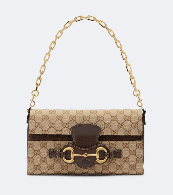 Gucci Horsebit Ristretto Medium Shoulder Bag