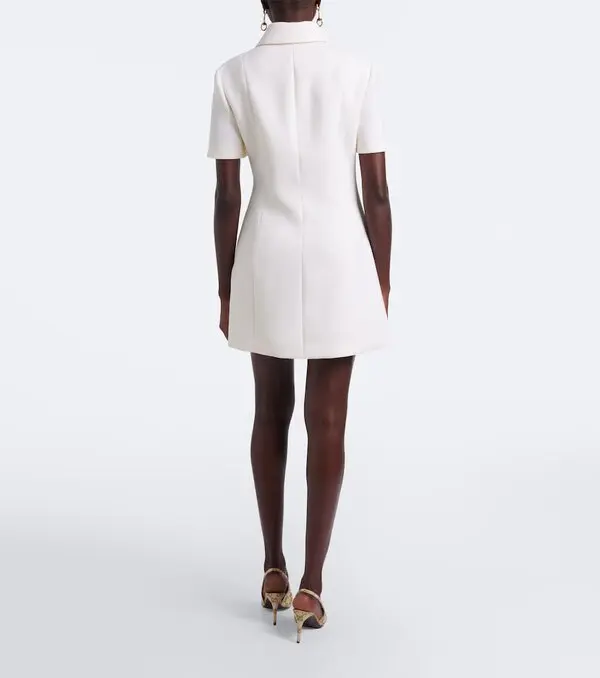 Gucci Double G Wool Crêpe Polo Dress