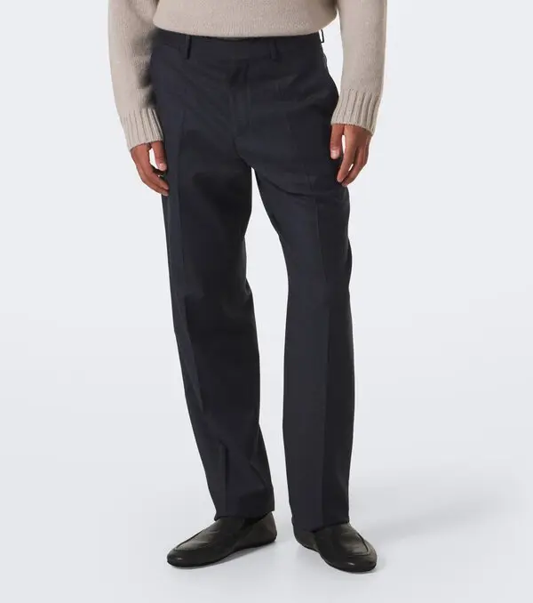Agnona Wool Straight Pants