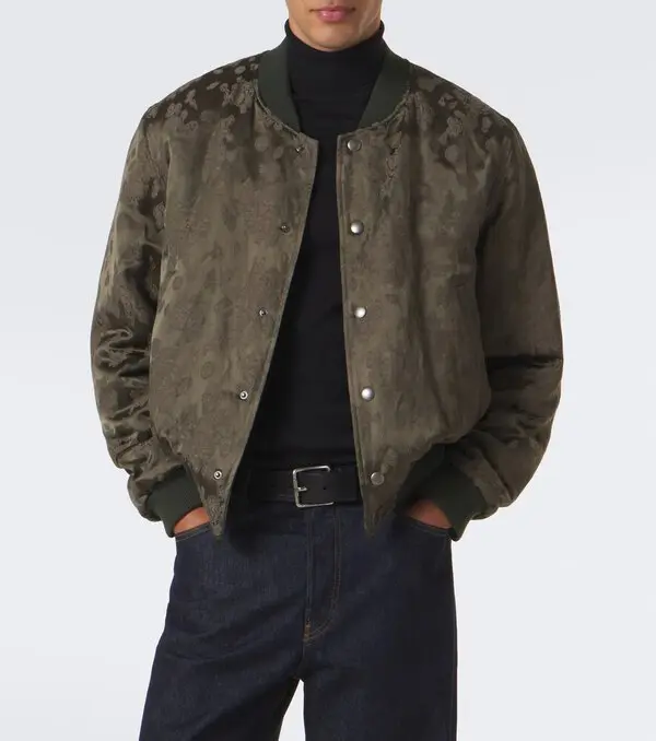 Dries Van Noten Jacquard Bomber Jacket