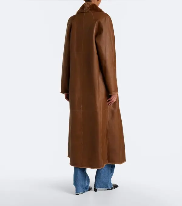 YVES SALOMON Reversible Shearling Wrap Coat