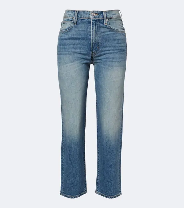 SLVRLAKE London Cropped Jeans In Nothing To Lose - Blue