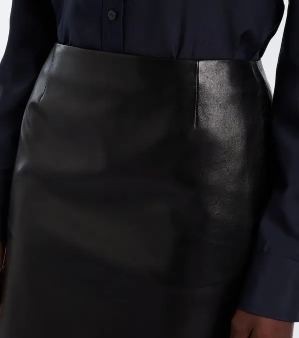 Gucci Leather Miniskirt
