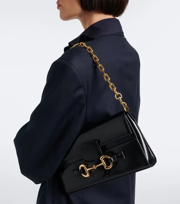 Gucci Ristretto Medium Leather Shoulder Bag